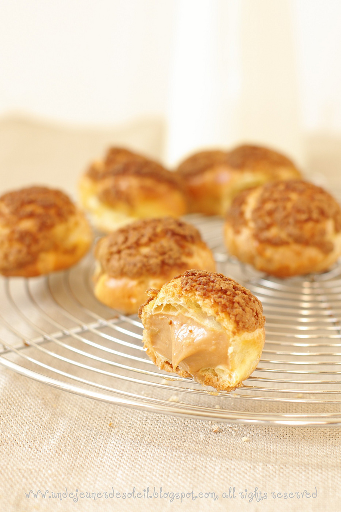 Choux comme un Paris-Brest d'après Conticini pour la Saint-Valentin ...