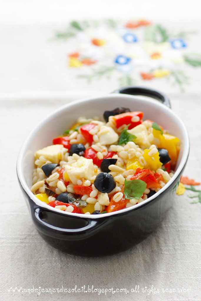 Salade de blé à l'italienne - Un déjeuner de soleil