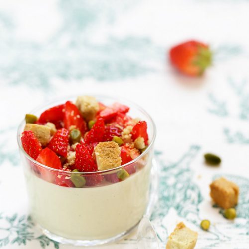 Panna cotta pistache - Recette italienne facile - Un déjeuner de soleil
