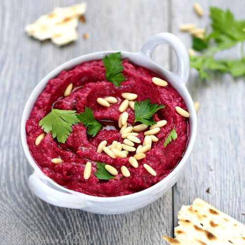 Houmous pois chiches, feta et herbes - Apéritif facile et rapide - Un ...