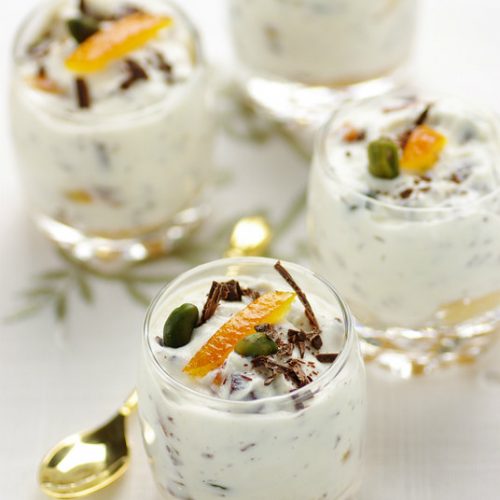 Verrine au chocolat praliné et orange - Recette dessert rapide - Un ...