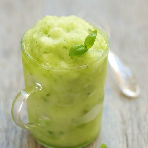 Sorbet au melon - Recette légère - Un déjeuner de soleil