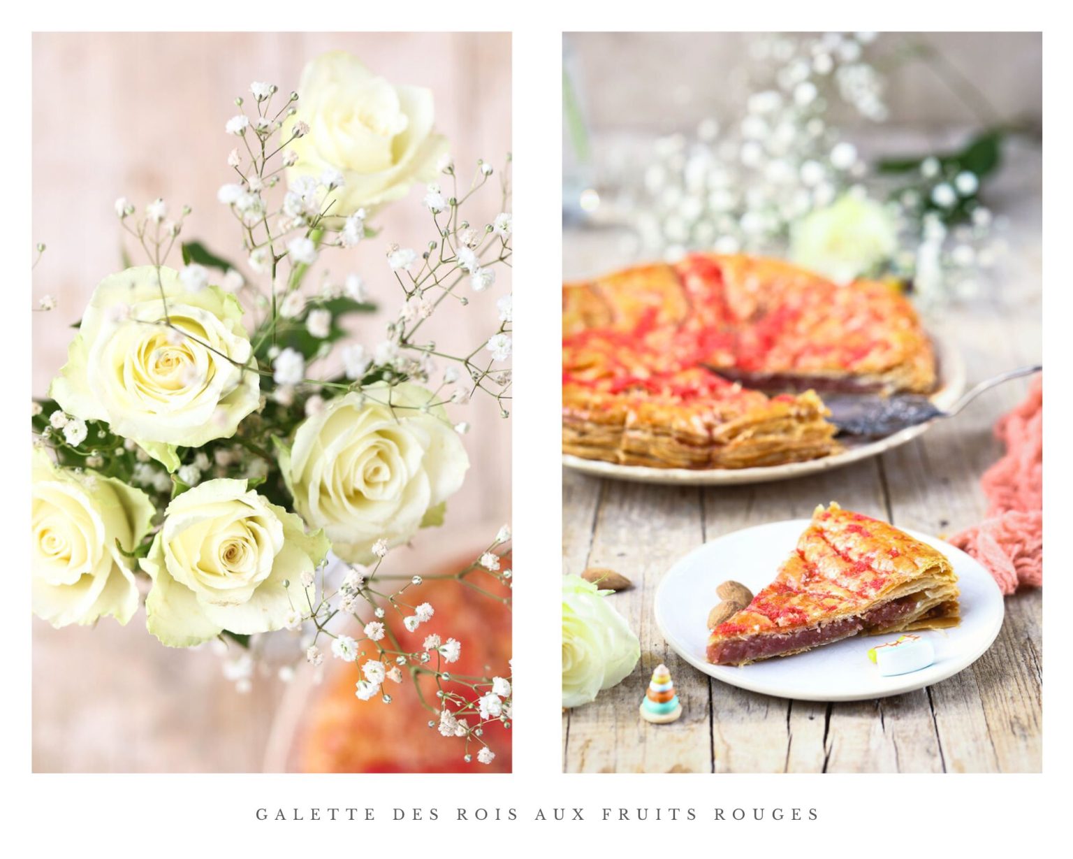 Galette des rois frangipane fruits rouges - Recette facile - Un ...